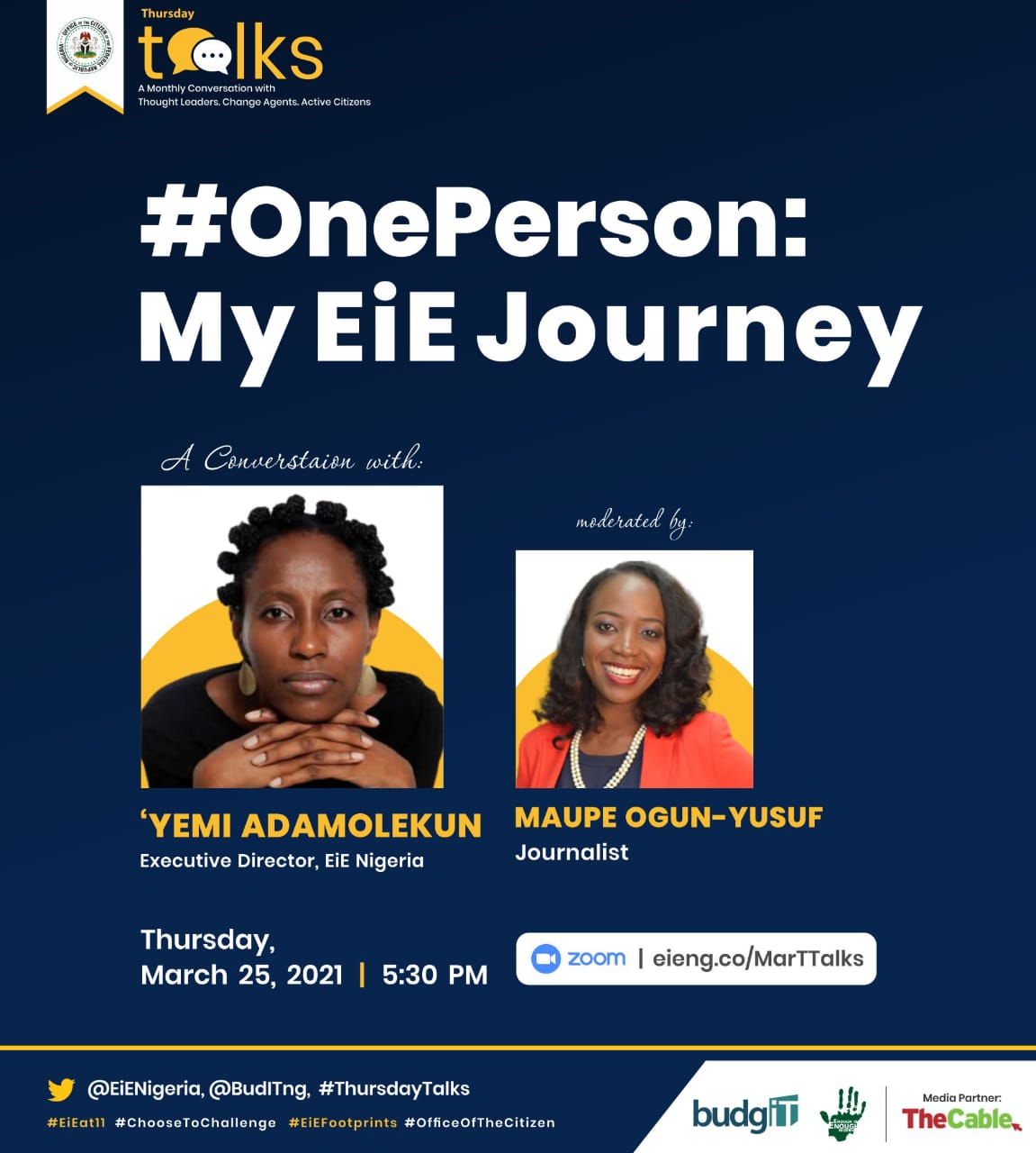 MY EIE JOURNEY: THE INSPIRING ACTIONS OF ONE PERSON – Enough is Enough ...